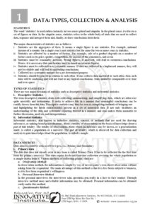 01 Data – Types, Collection & Analysis | INNOVATIVE INSTITUTE