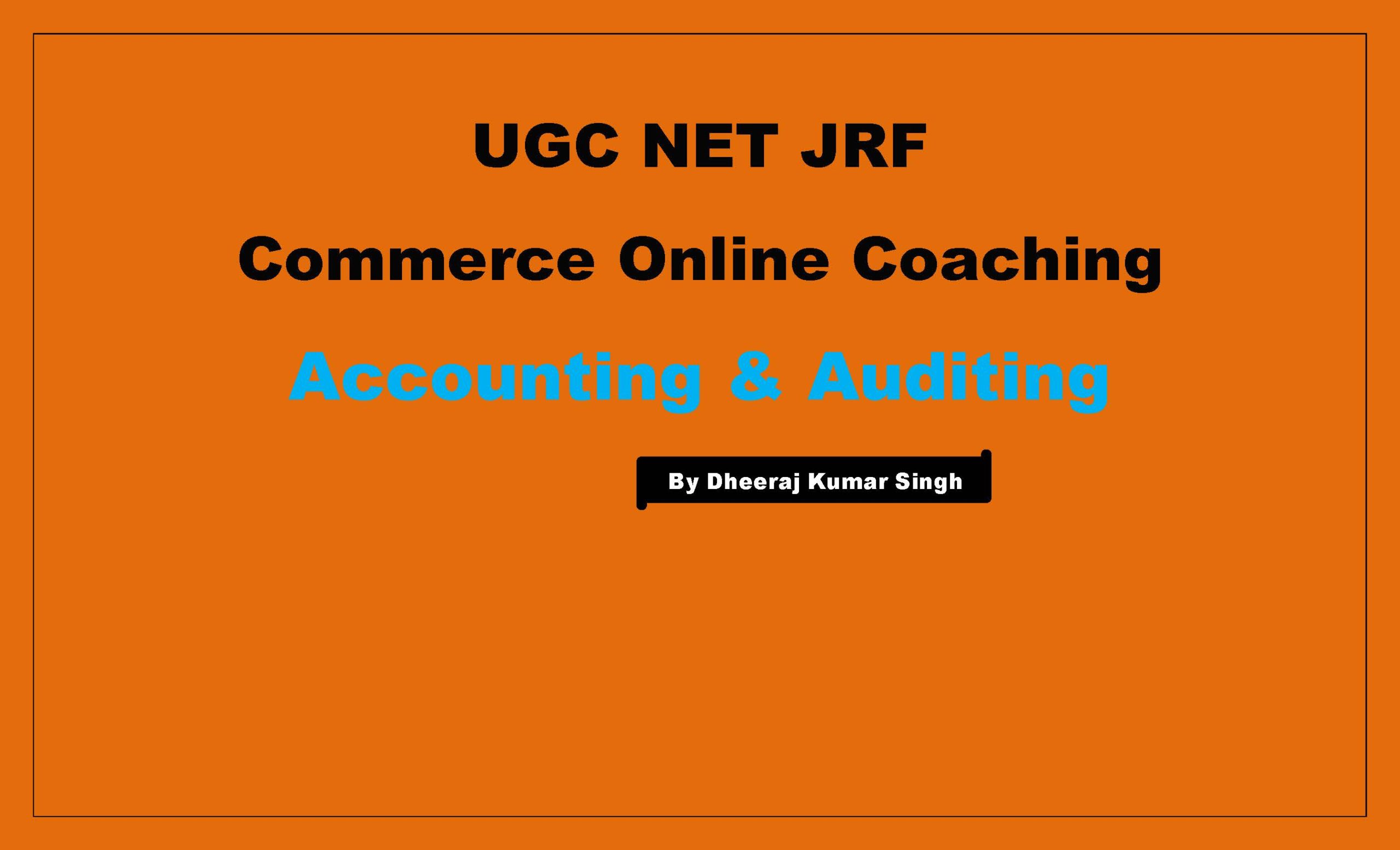 UGC NET JRF Commerce Online Coaching | INNOVATIVE INSTITUTE UGC NET JRF Commerce Online Coaching | INNOVATIVE INSTITUTE