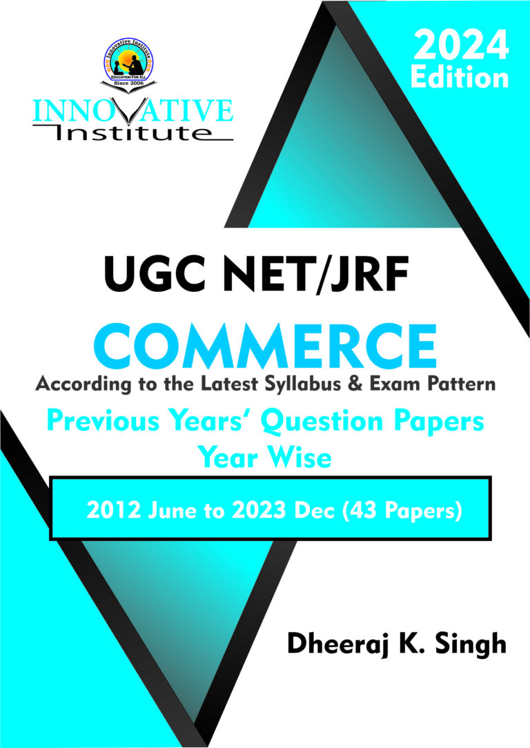 Best UGC NET JRF Commerce Institute | INNOVATIVE INSTITUTE